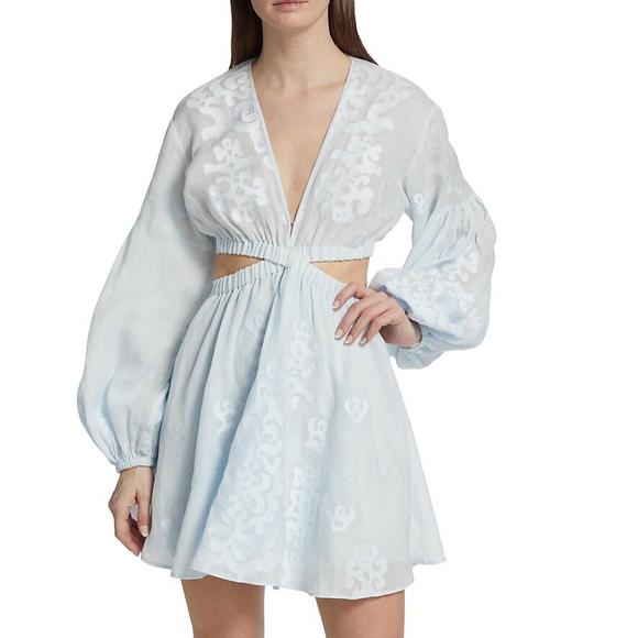 A.L.C. | Dresses | New Alc Cut Out Irene Mini Dress In Light Blue ...